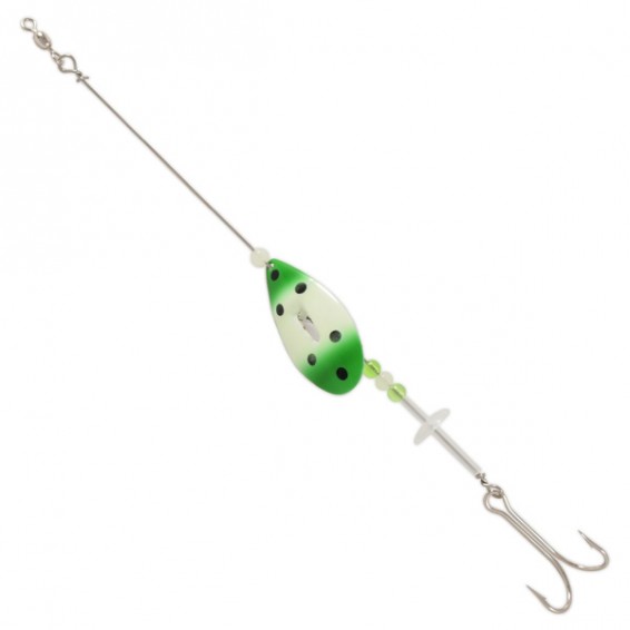 June Bug Strip-On Rig in (175) Lily Pad / Glow - Yellow Bird Fishing ...