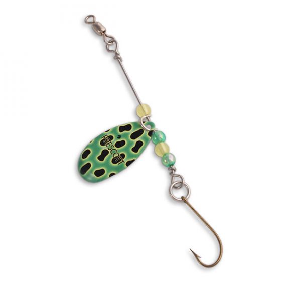 Single Blade Prescott Spinner Panfish Rig in (40) Kermit - Yellow Bird ...