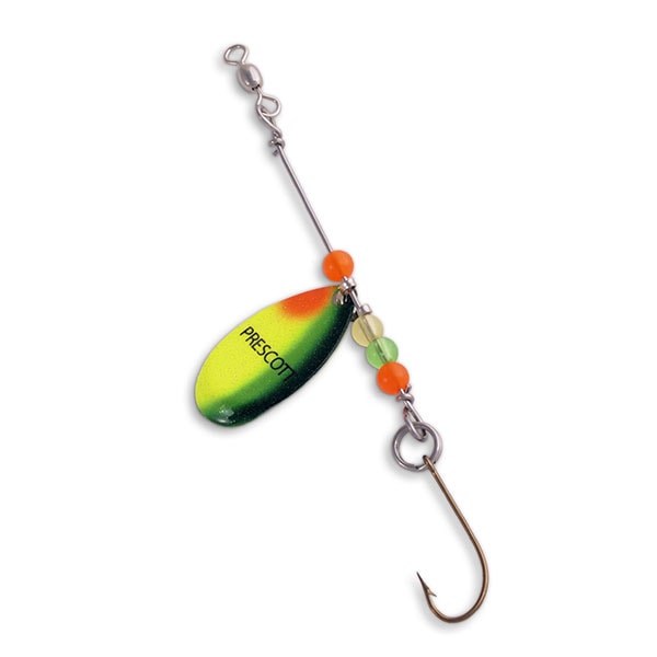 Single Blade Prescott Spinner Panfish Rig in (60) Sunfish