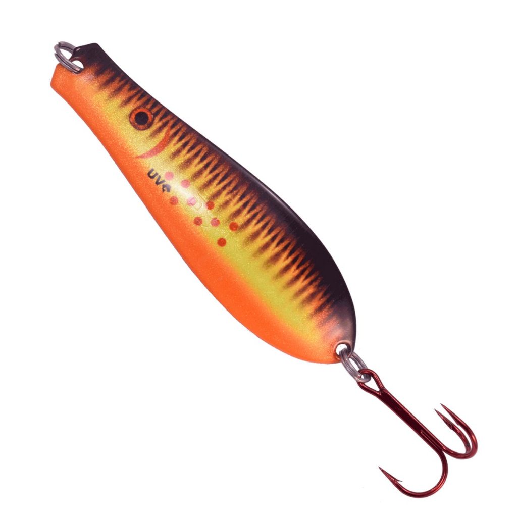 Ultra Violet Doctor Spoon in (500) Pumpkinseed - Yellow Bird Fishing ...